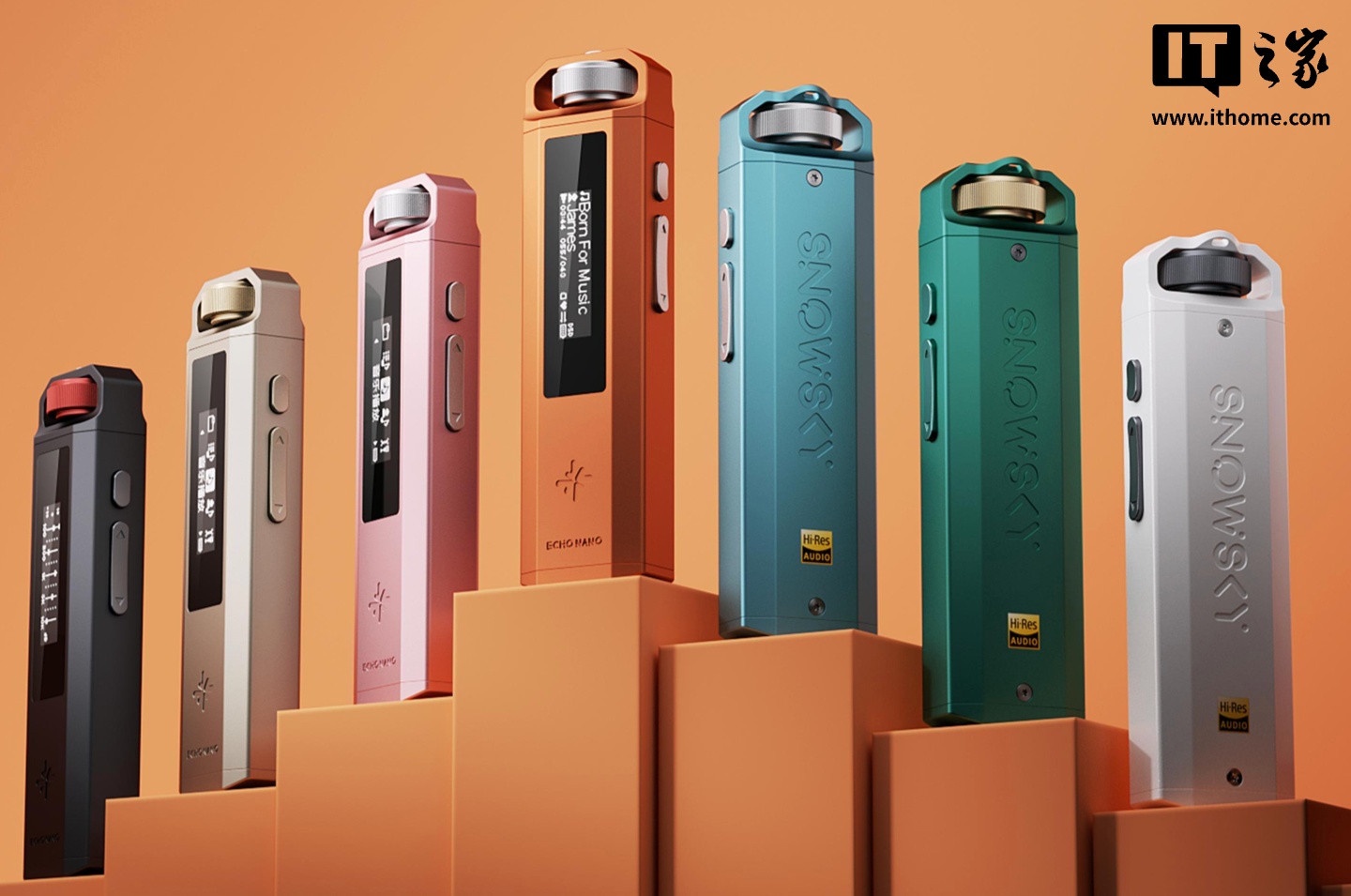 飞傲雪漫天 Echo Nano 播放器 5 月 9 日发售：复古细长造型设计、可作小尾巴解码耳放_新浪科技_新浪网