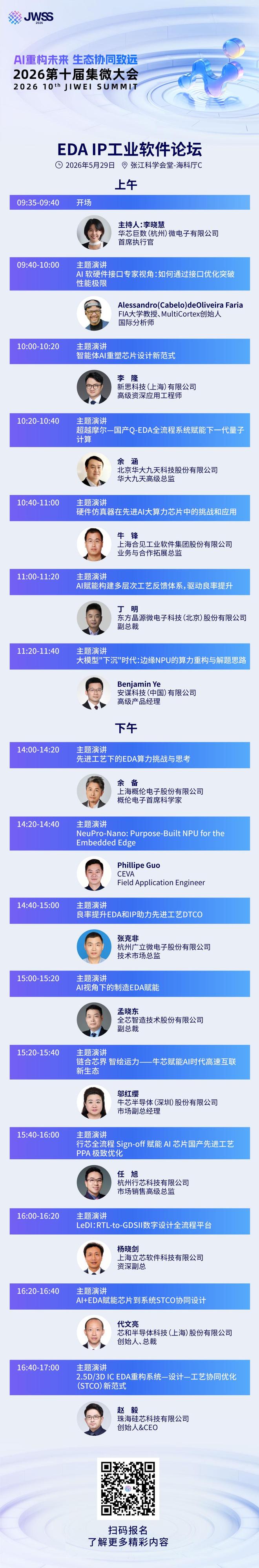 议程正式出炉！集微EDA IP 工业软件盛会5月29日张江见_新浪财经_新浪网