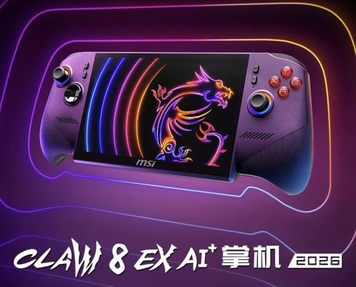 微星Claw 8 EX AI+掌机上架预售，锐炫G3 Extreme加持定价11999元_新浪科技_新浪网