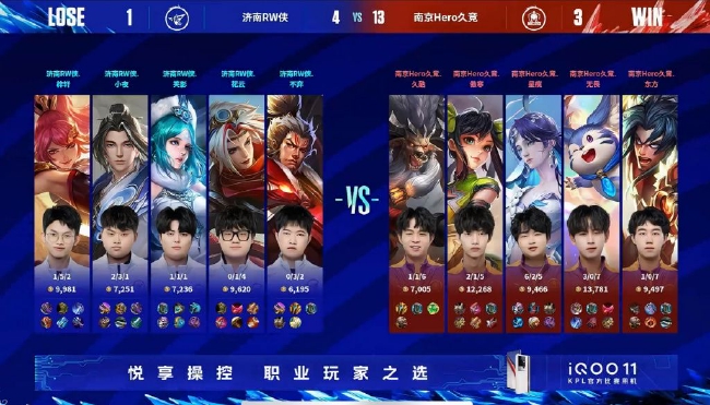 2023KPL春季赛常规赛第二轮W3D5 Hero扬眉吐气战胜RW_电竞_新浪竞技风暴_新浪网