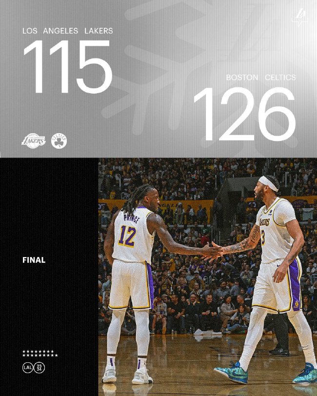 浓眉40+13詹姆斯16+9+8 湖人圣诞大战不敌绿军_NBA_新浪竞技风暴_新浪网