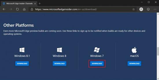 微软放出适用于Windows 7/8 的新版Edge下载地址|微软|浏览器|下载地址_新浪科技_新浪网