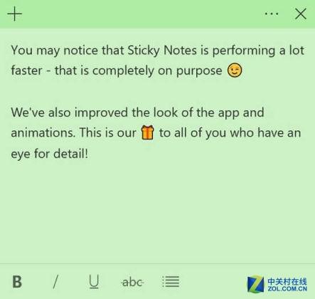 Sticky Notes将获更新 新增账号同步功能|Sticky Notes|账号同步_新浪科技_新浪网