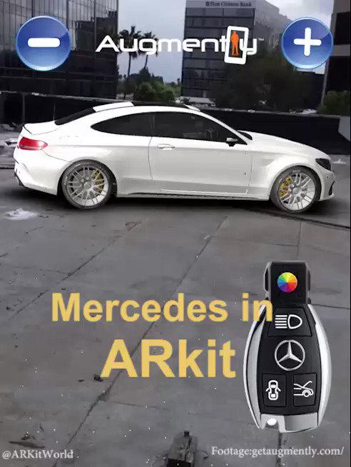 汽车展+AR会怎么样？有人用苹果ARKit工具造虚拟汽车_手机新浪网