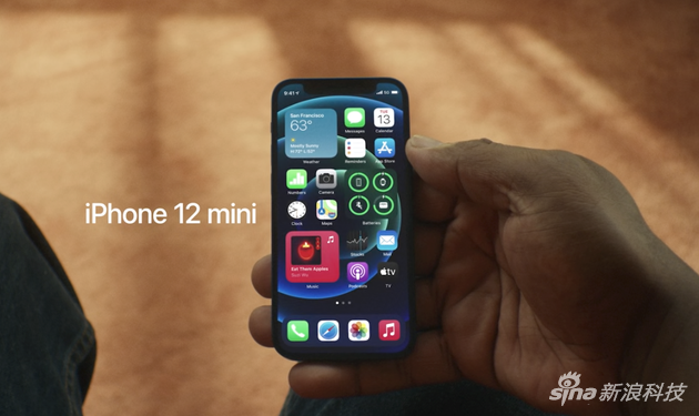 苹果推出iPhone12 mini 售价699美元起|苹果|iPhone12 mini_手机_新浪科技_新浪网