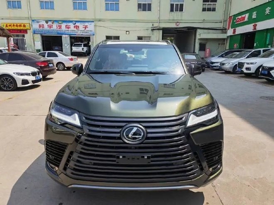 23款雷克萨斯LX600绿色现车最低160万-手机新浪汽车