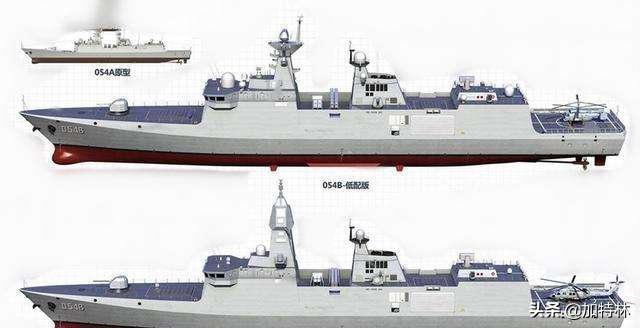 中国054B护卫舰，亮点多得闪瞎眼！堪称微型055，绝对世界第一流_手机新浪网