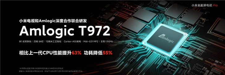 官方详解小米全面屏电视Pro 12nm芯片Amlogic T972_手机新浪网