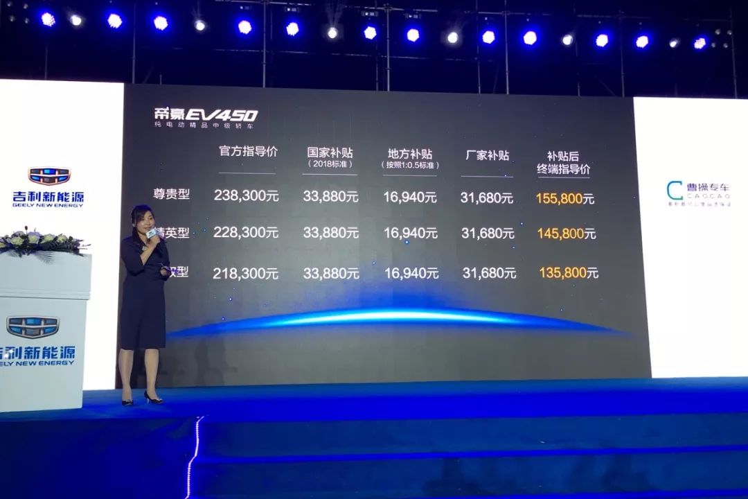 续航再度提高 吉利帝豪EV450正式上市-新浪汽车