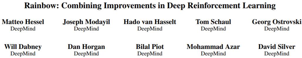 学界 | DeepMind提出Rainbow：整合DQN算法中的六种变体__财经头条__新浪财经