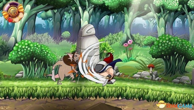 画风清新治愈 横版新游PSV《SirEatsalot》将发售_新浪游戏_手机新浪网