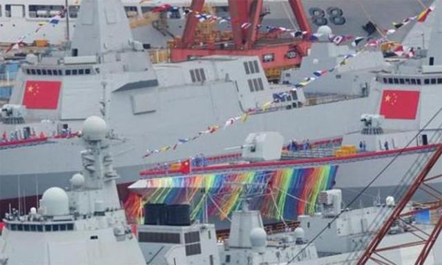 4艘055下水，美海军看后坐不住了投入重金，但为时已晚_手机新浪网