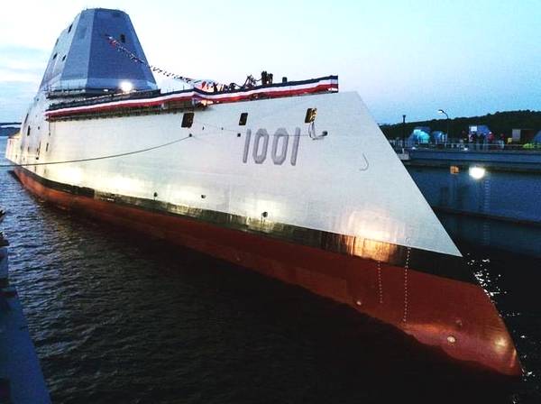 给美军道喜 第二艘DDG1000动力又崩了！_手机新浪网