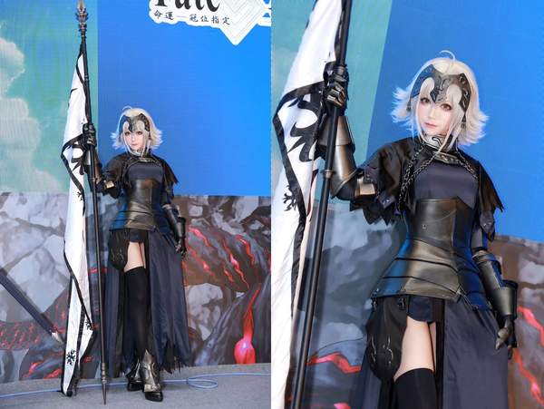 11区妹纸COS《FGO》旗袍黑贞德 营养真的跟不上了！_新浪游戏_手机新浪网