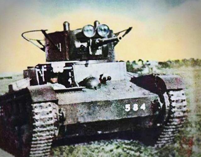 中国远征军入缅作战，T26坦克被扔路上堵追兵，两年后成日军堡垒