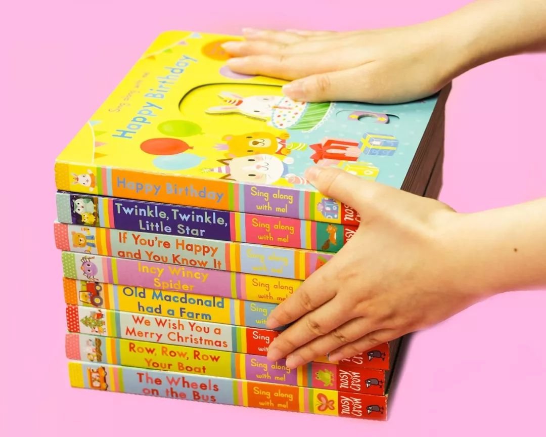 2-4岁学英语儿歌？亚马逊大卖的超厚机关书！英国原版《Sing Along With Me》，送音频！