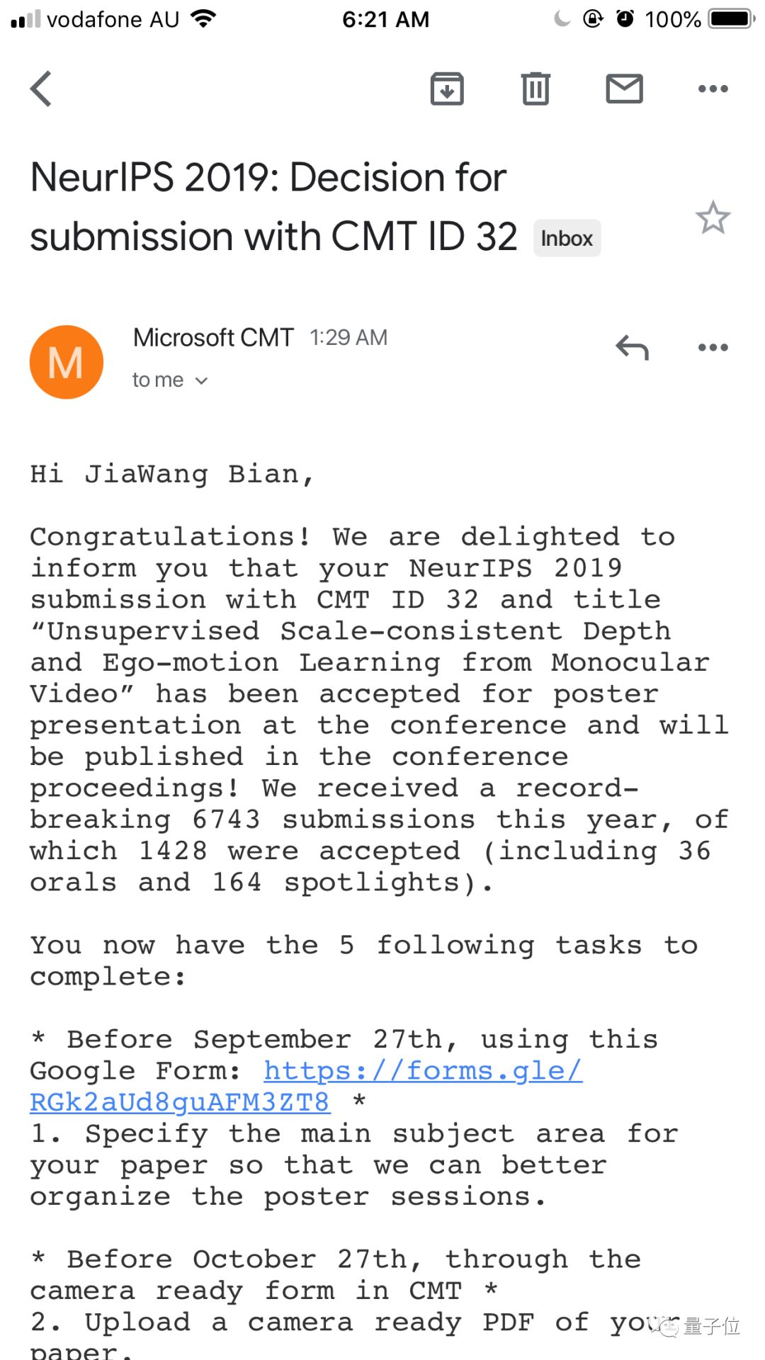 NeurIPS 2019今日放榜：共接收1428篇论文，36篇Oral | 上榜你就说出来_创事记_新浪科技_新浪网