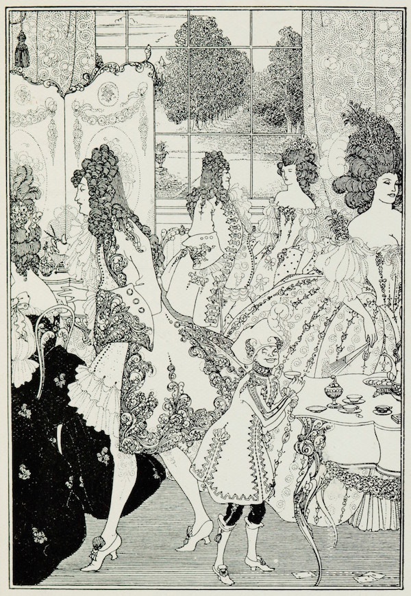 50年来最大的比亚兹莱插图展：黑白的唯美、荒诞与颓废|莎乐美|泰特_新浪新闻