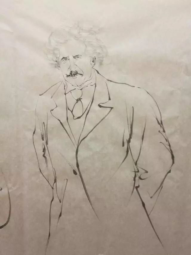 潜心探索15年 他让爱因斯坦等西方先哲有了国画版“证件照”