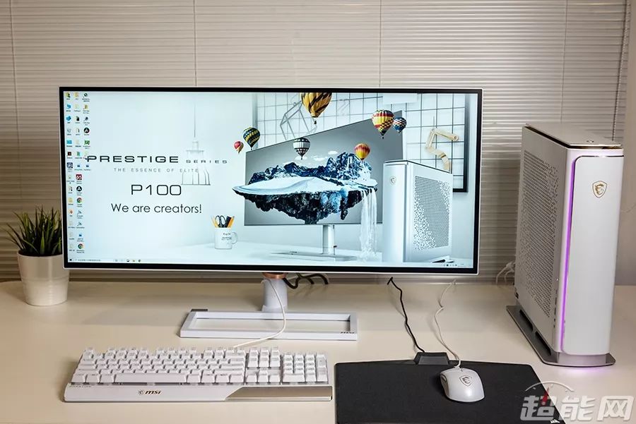 微星Prestige P100+PS341WU创作者套装评：测无暇纯白，永曜创作