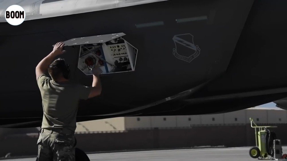 F-35A大机群集中亮相 美空军首支F-35A联队全员参加红旗军演_手机新浪网