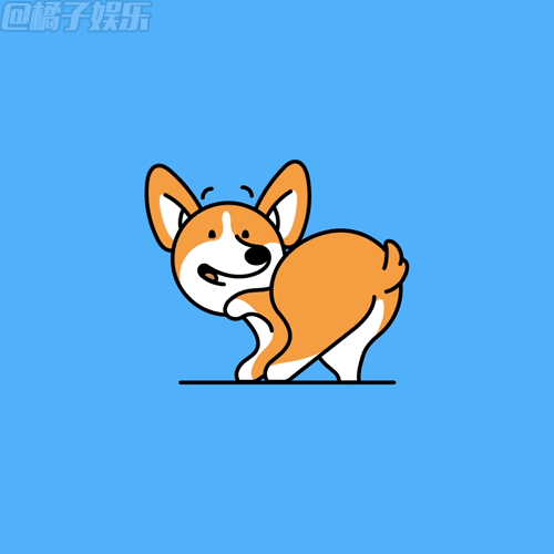 【GIF】萌贱版卡通柯基，看看跟你家狗子一样么？|狗子|柯基|卡通_新浪新闻