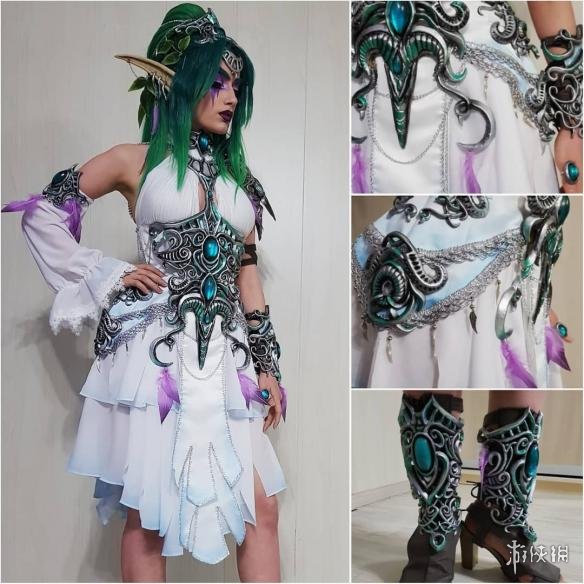 战斗民族美女拿命cos《魔兽世界》泰兰德 真白虎女祭司！新浪游戏手机新浪网
