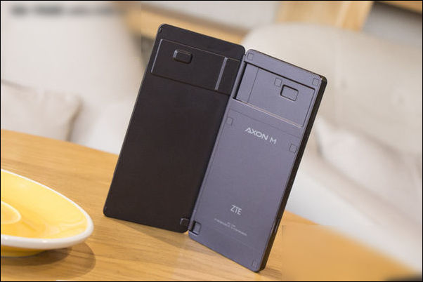 预约量超11万 中兴天机Axon M京东正式开卖_手机新浪网
