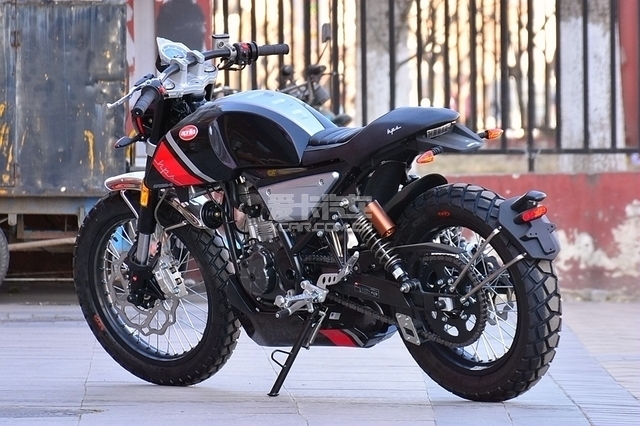 正统咖啡骑士 宗申aprilia CR150实拍-新浪汽车