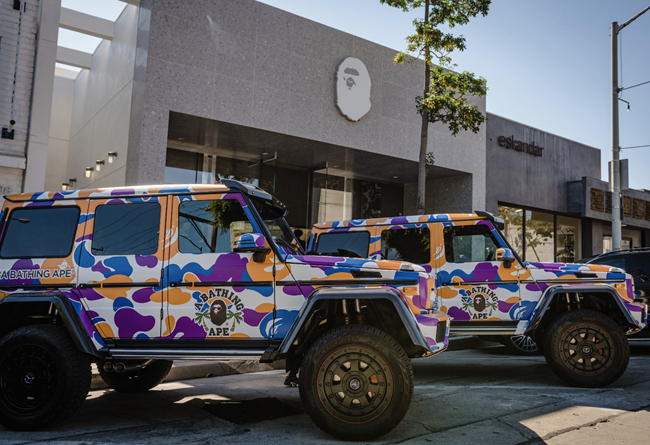 重磅联名悉数登场！带你亲临 BAPE®️ LA 店铺开幕现场|店铺|洛杉矶|西好莱坞_新浪新闻