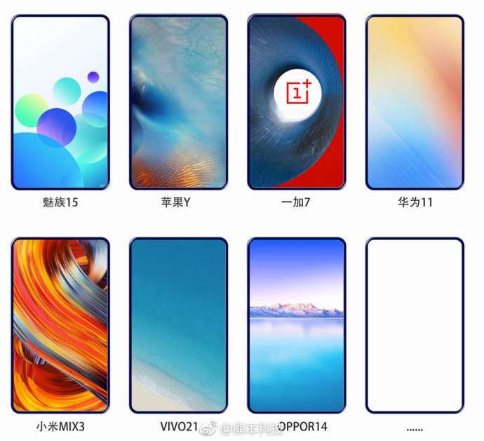 全面屏可能是条不归路，未来华为小米苹果OPPO都长一个样_手机新浪网