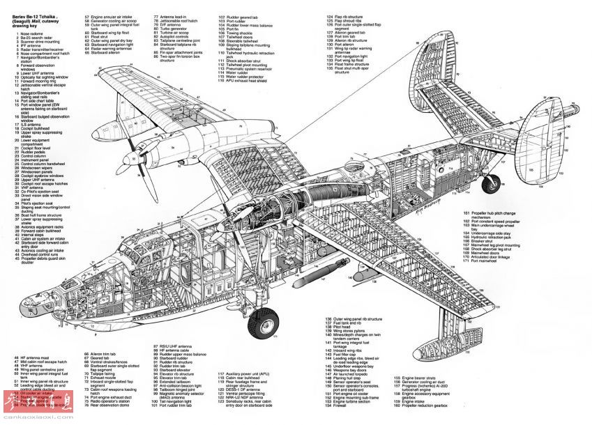 乱如麻！别-12水上飞机内舱设备杂乱|水上飞机|设备|海鸥_新浪新闻