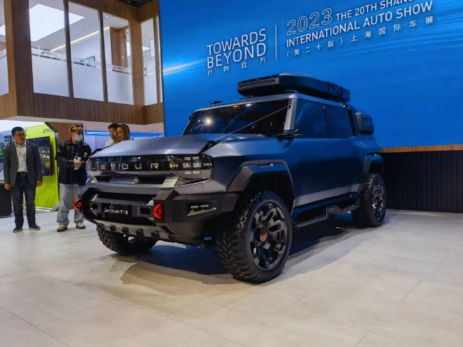 2023上海车展探馆：捷途T-3实车-新浪汽车