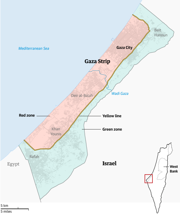 美国拟为加沙地带划分区域：绿区重建 红区遗弃_7x24小时财经新闻_新浪网
